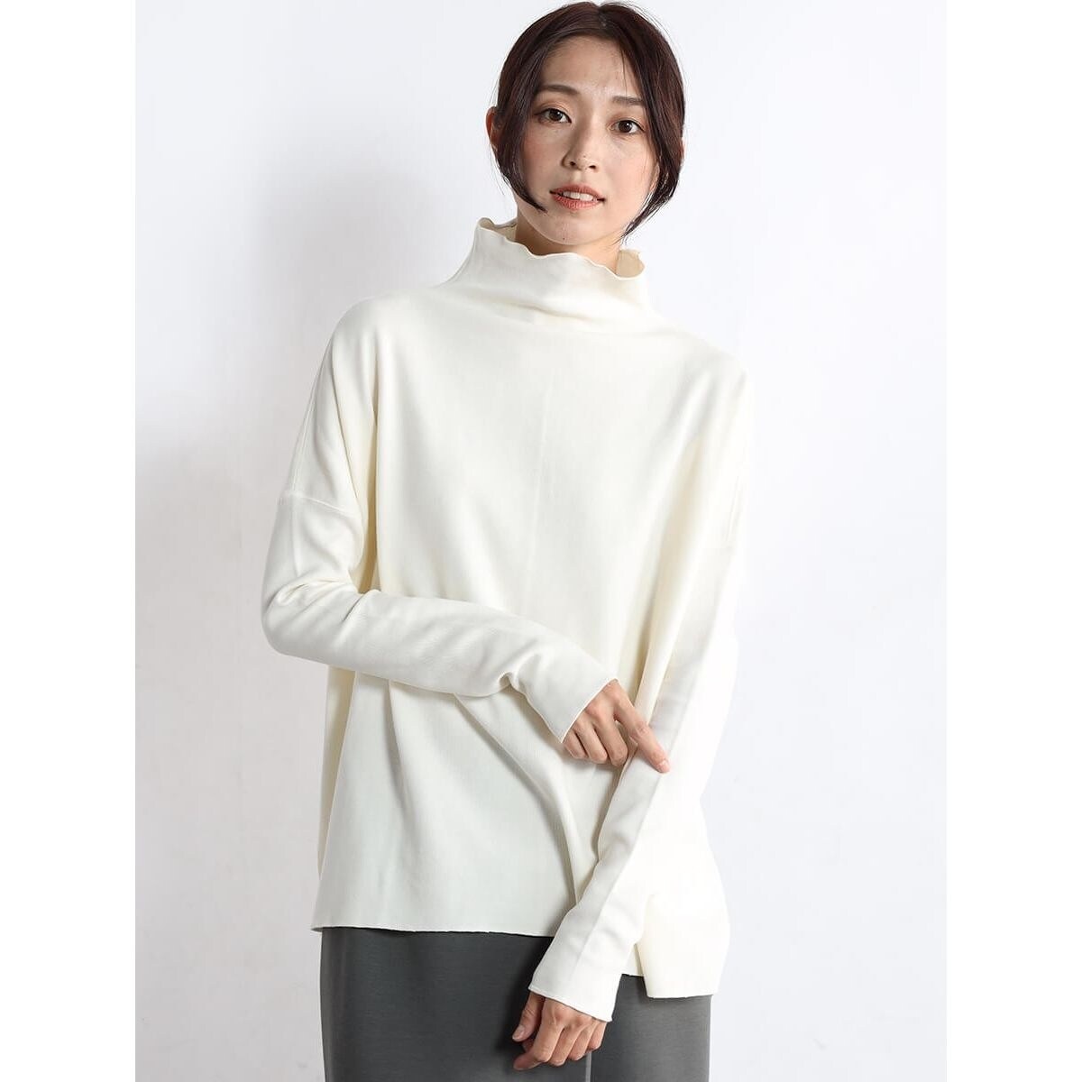 クローブ（CLOVE）/ボトルネックカットソー ドロップショルダーボトルネックトップス | クローブ(CLOVE) | マルイ