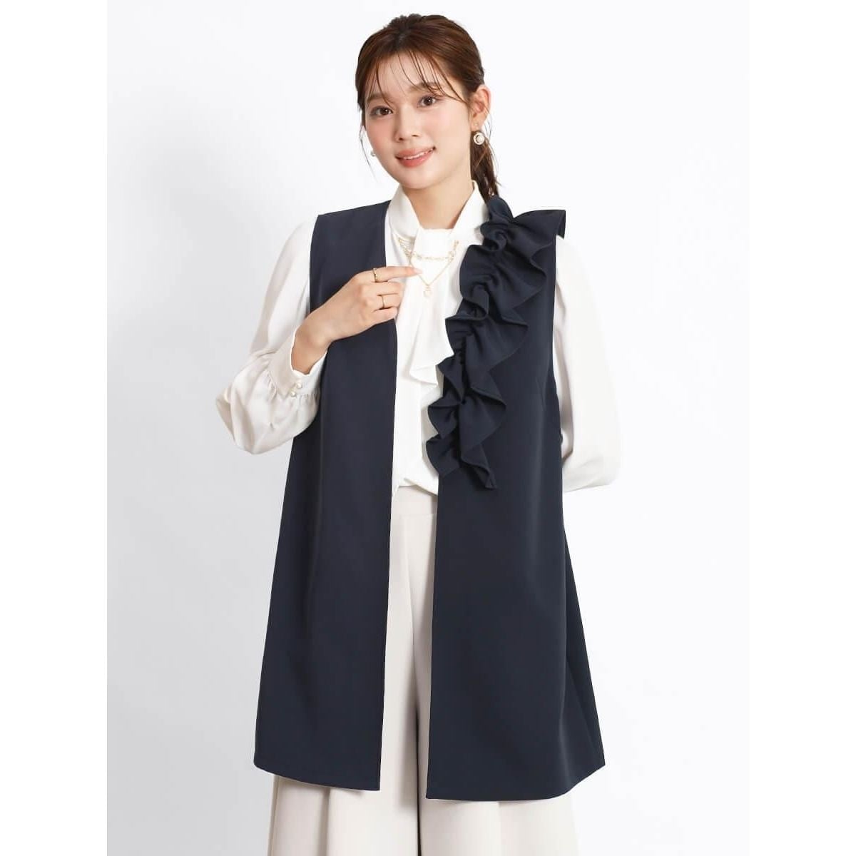 サイドボタンテーラーカラージレ | フェンネル(FENNEL) | マルイウェブ