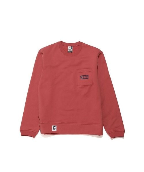 スウェット・パーカー CHUMS LOGO POCKET CREW TOP (チャムスロゴ