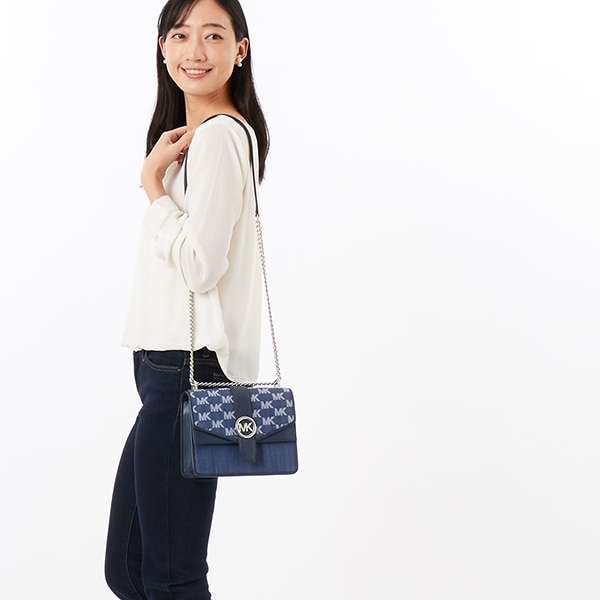 GREENWICH サフィアーノ レザー クロスボディ スモール | マイケル