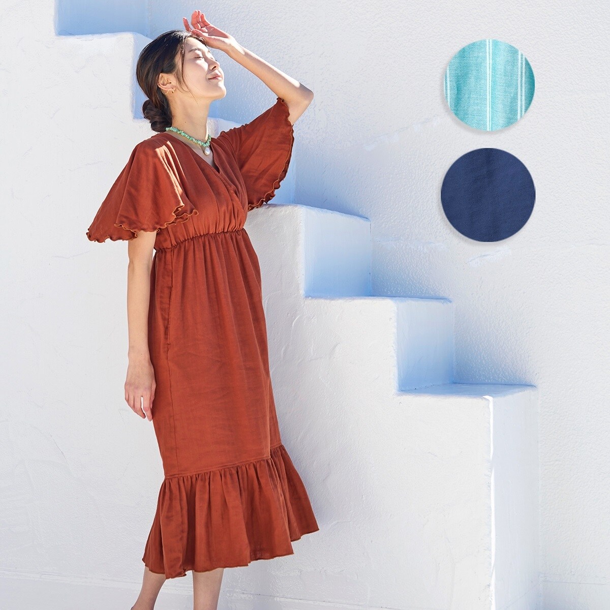 リリーカシュクールワンピース | ココチビューティー(cococi beauty