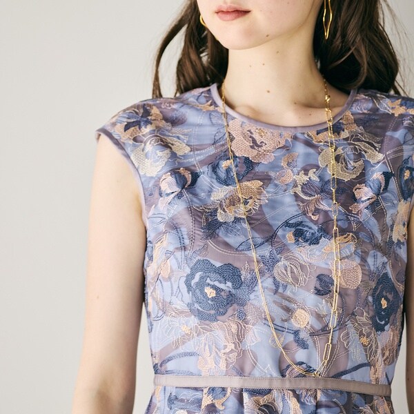 アールヌーボー調刺繍ワンピース | オーディア ミューズ(Audie a Muses