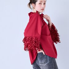 刺繍スリーブフレアブラウス | オーディア ミューズ(Audie a Muses) | マルイウェブチャネル