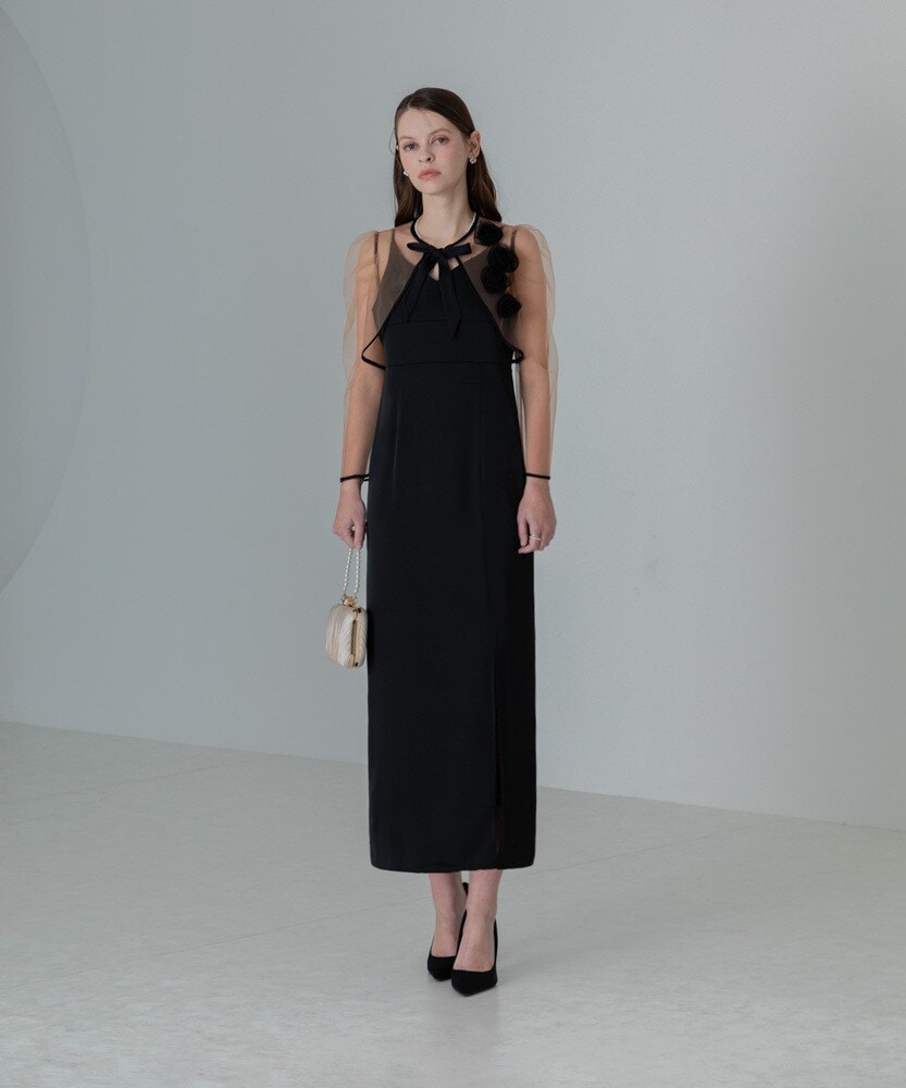 チュールロングスリーブリーフIラインドレス | レジャ(Leja チュールロングスリーブリーフIラインドレス | レジャ(Leja