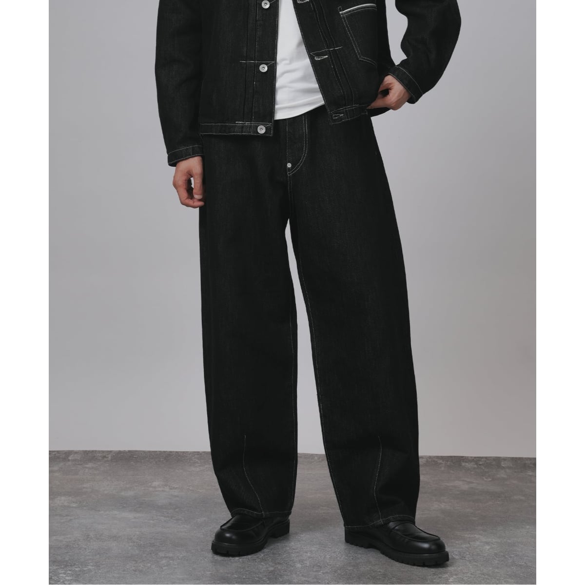 BOYCOM/ボイコム】ペーパーデニムパンツ001 | ベーセーストック(B.C