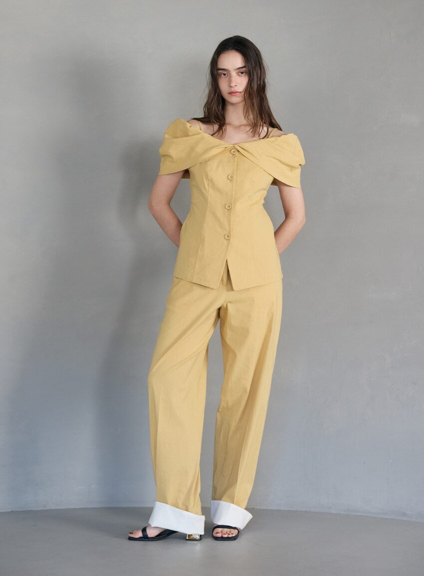 コットンリネンロールアップパンツ | コエル(COEL) | マルイウェブチャネル