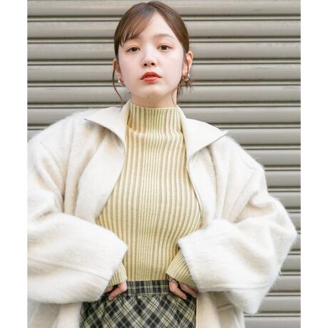 『UR TECH』illi ランダムRIBハイネックニット | KBF | マルイウェブチャネル