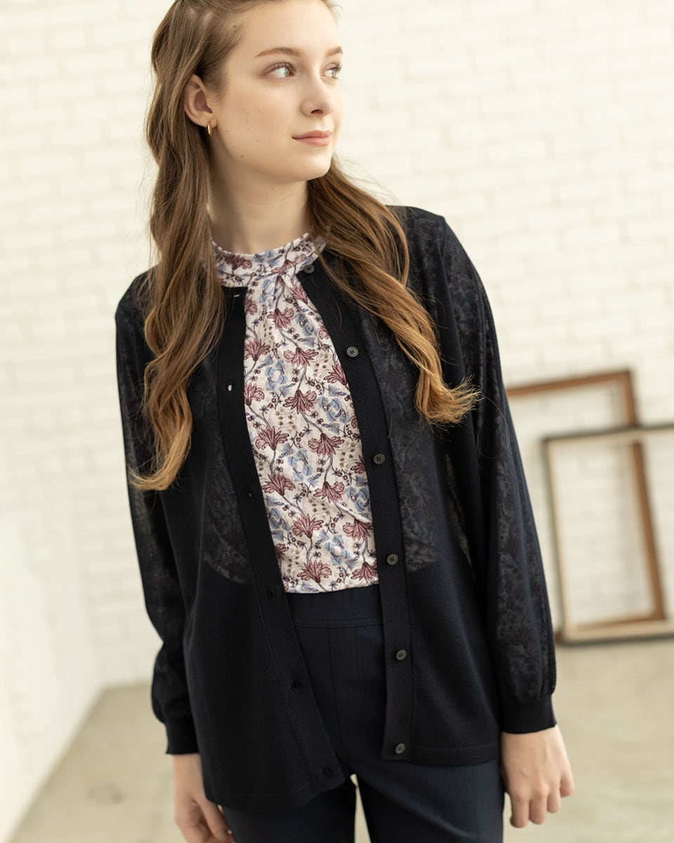 ラメニットカーディガン | マリサグレース(Marisa Grace) | マルイ