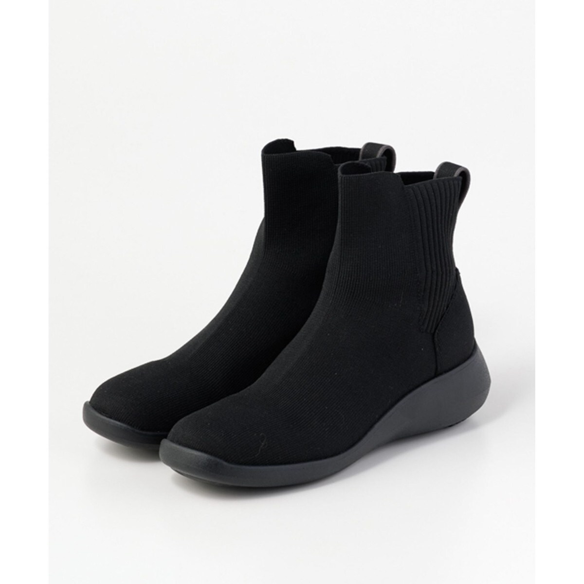 防水仕様】ELLESPORT BLACK LABELシリーズ ファー付きブーツ | エル