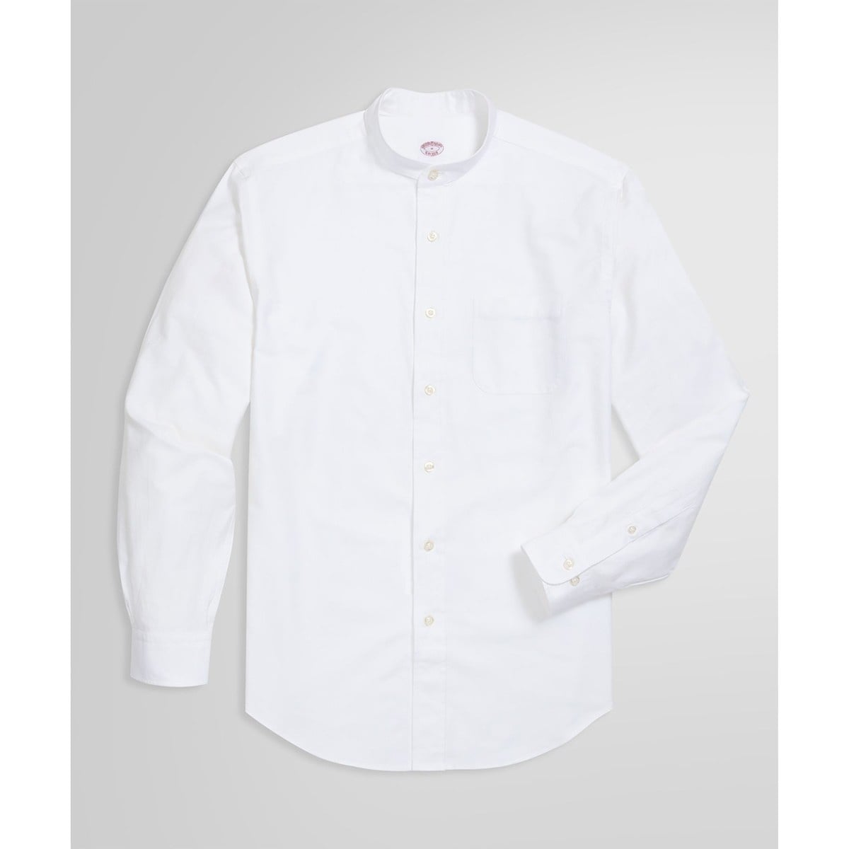 リネン バンドカラー カジュアルシャツ | ブルックスブラザーズ(Brooks