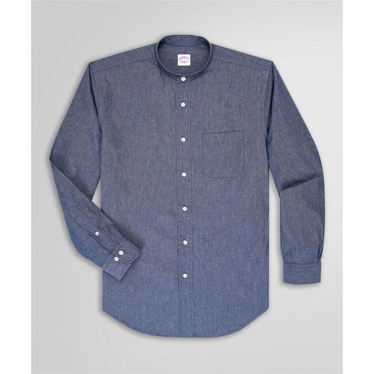 リネン バンドカラー カジュアルシャツ | ブルックスブラザーズ(Brooks