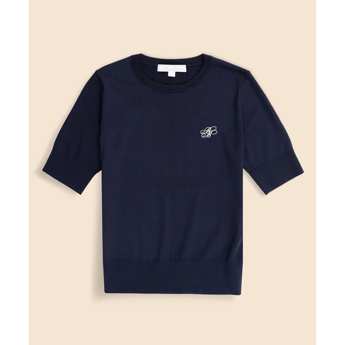 Double B Collection】コットン BBロゴ マリナーストライプ