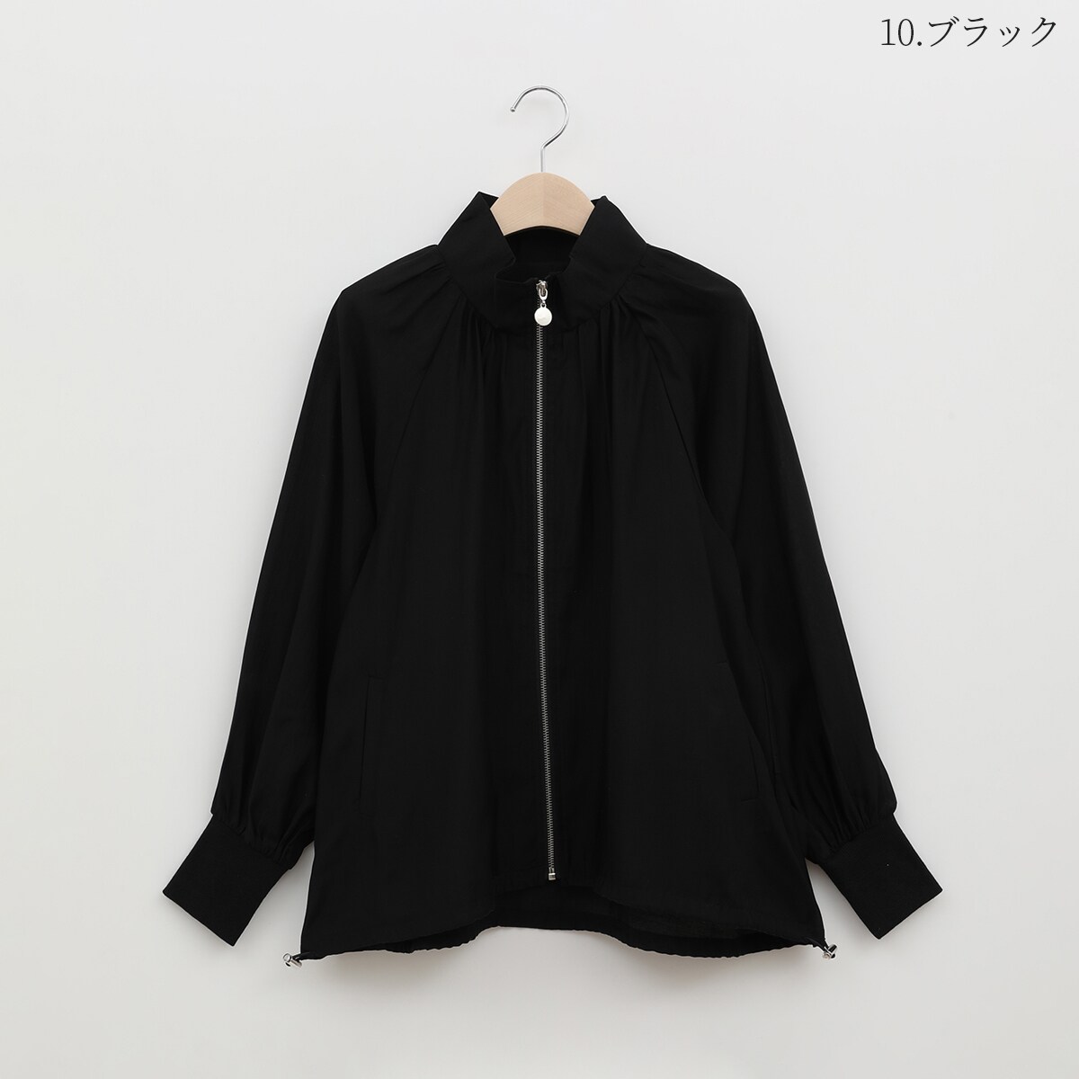 上下2WAY/洗濯機で洗える】シルエットアレンジデザインブルゾン