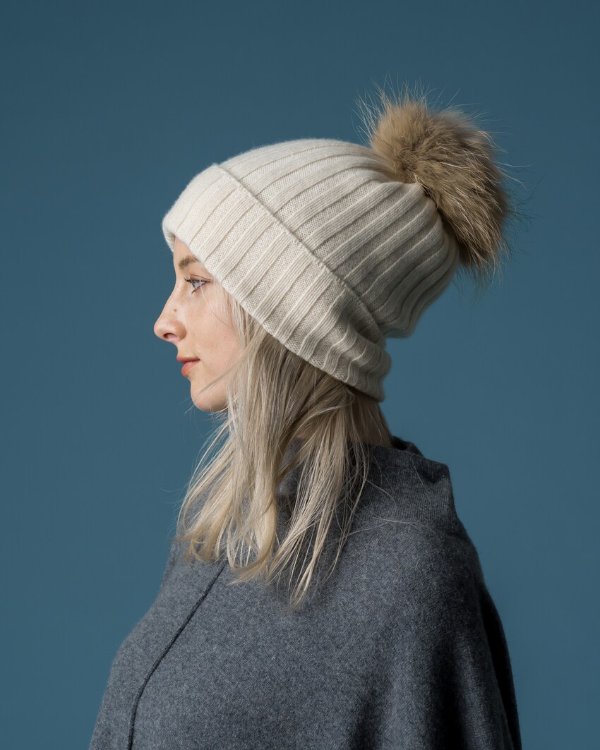 モンゴル100％カシミアニット帽 | ゴビ(GOBI) | マルイウェブチャネル