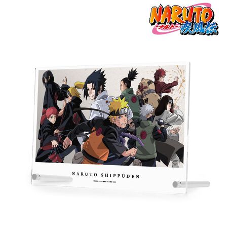 NARUTO-ナルト- 疾風伝_描き下ろしイラスト 集合 戦う背中ver. A4アクリルパネル | colleize | マルイウェブチャネル