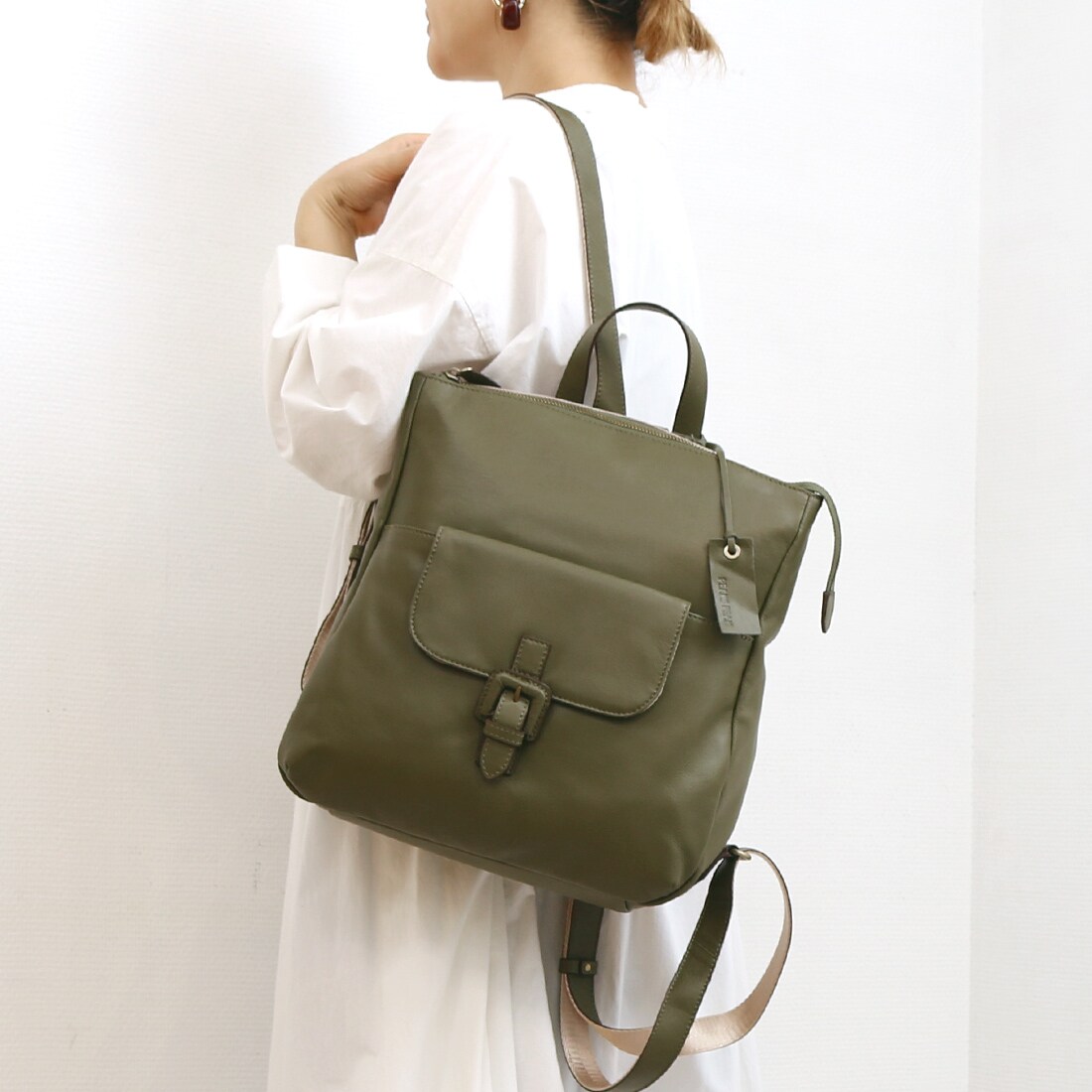 アトランタ ATLANTA / やぎ革軽量ボックス型リュック | アトランタ